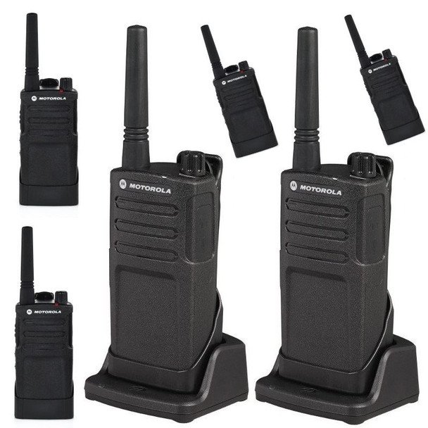 Motorola RMM2050 2W 5CH VHF MURS 2-Way Radio Six Pack - Buy Radios USA